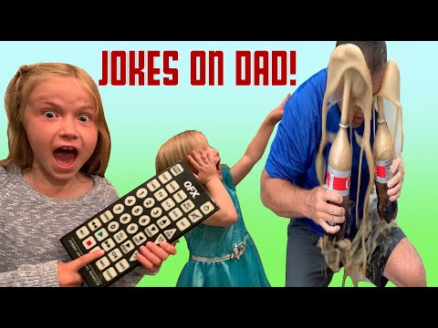 Sneaky Jokes on Dad! Funny Pause Challenge!