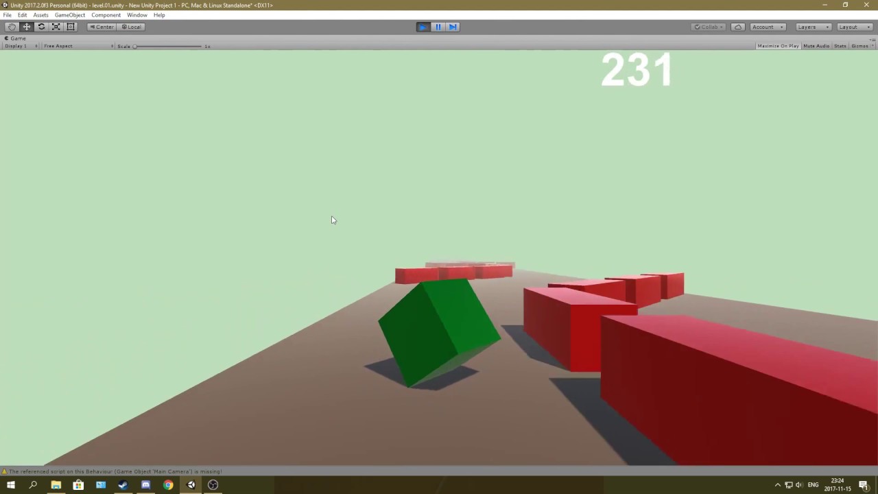 „Dodge Cube“ | Level01 | Unity | C# | - YouTube