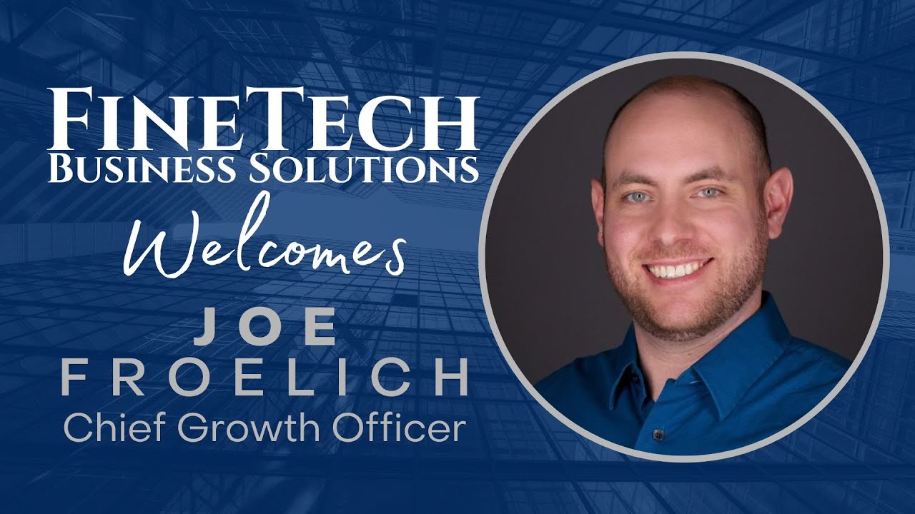 FineTech Welcomes Chief Growth Officer Joe Froelich - YouTube
