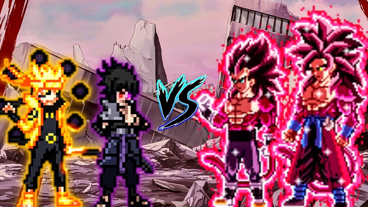 Sasuke Final OP (New) & Naruto Final OP (AF) VS Fusion Xeno Gogeta SSJ4 ...