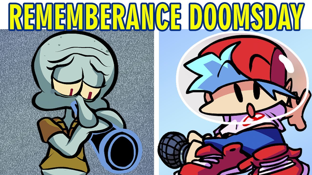 Friday Night Funkin VS Rememberance Doomsday Squidward Mix x Mistful ...