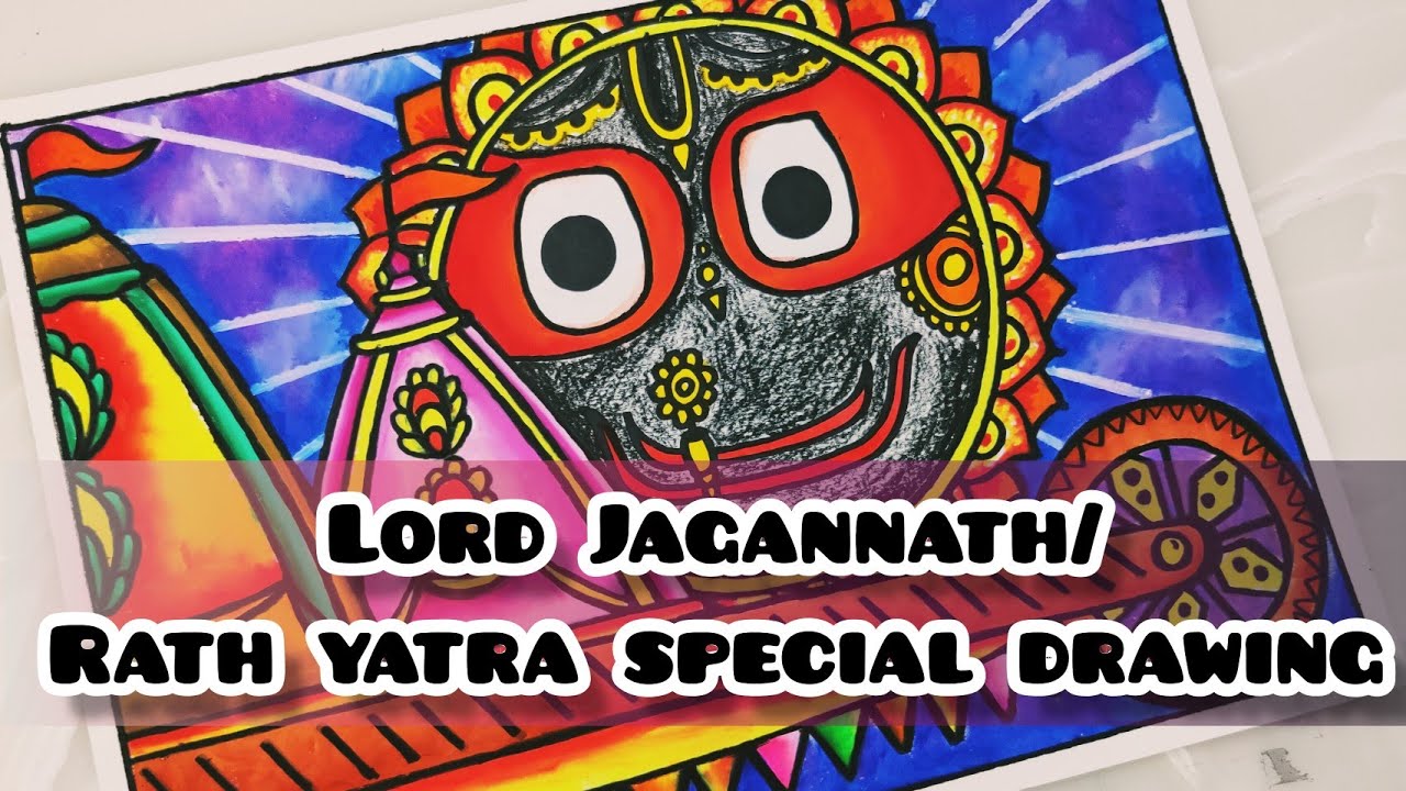 Lord Jagannath Drawing/Rath yatra special drawing - YouTube