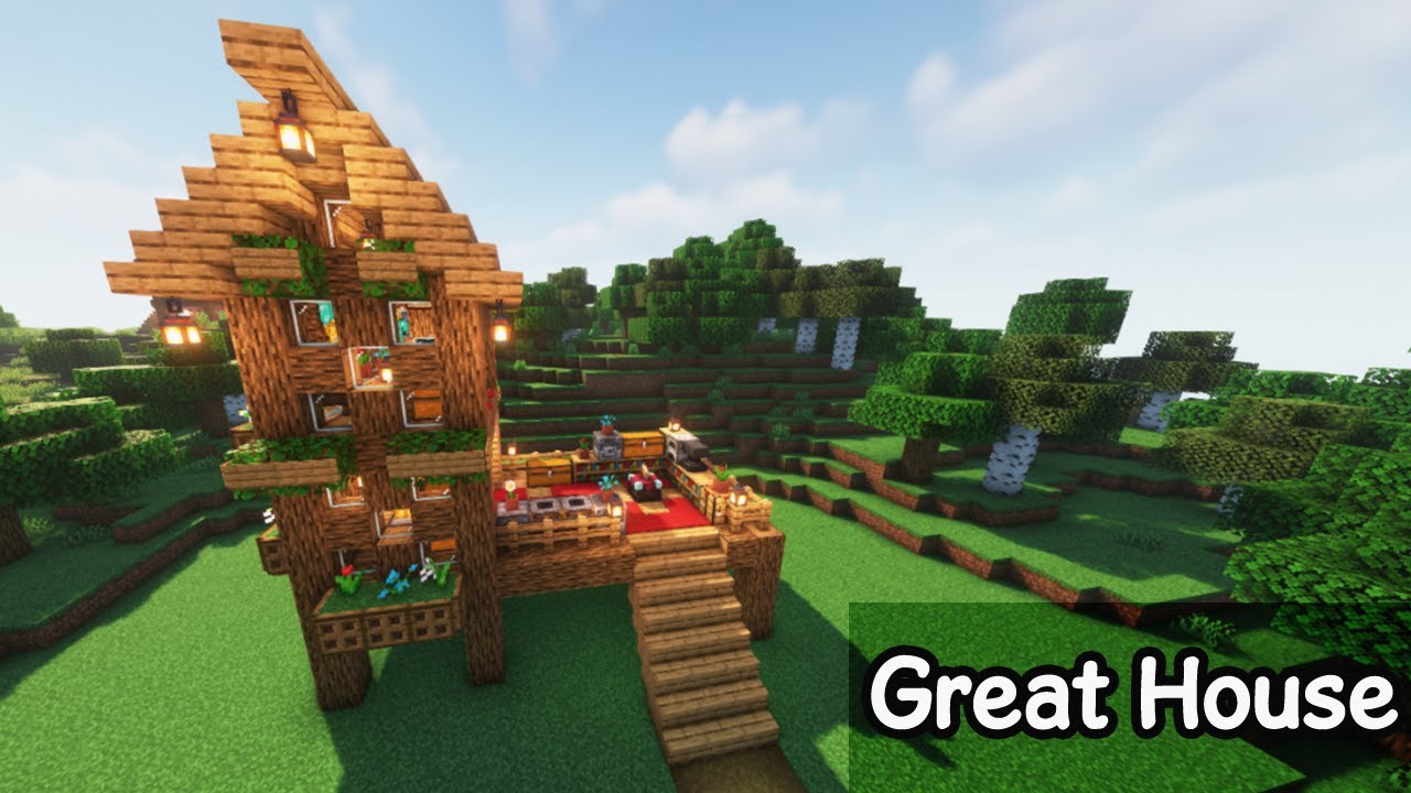 Minecraft: How To Build Great House - YouTube