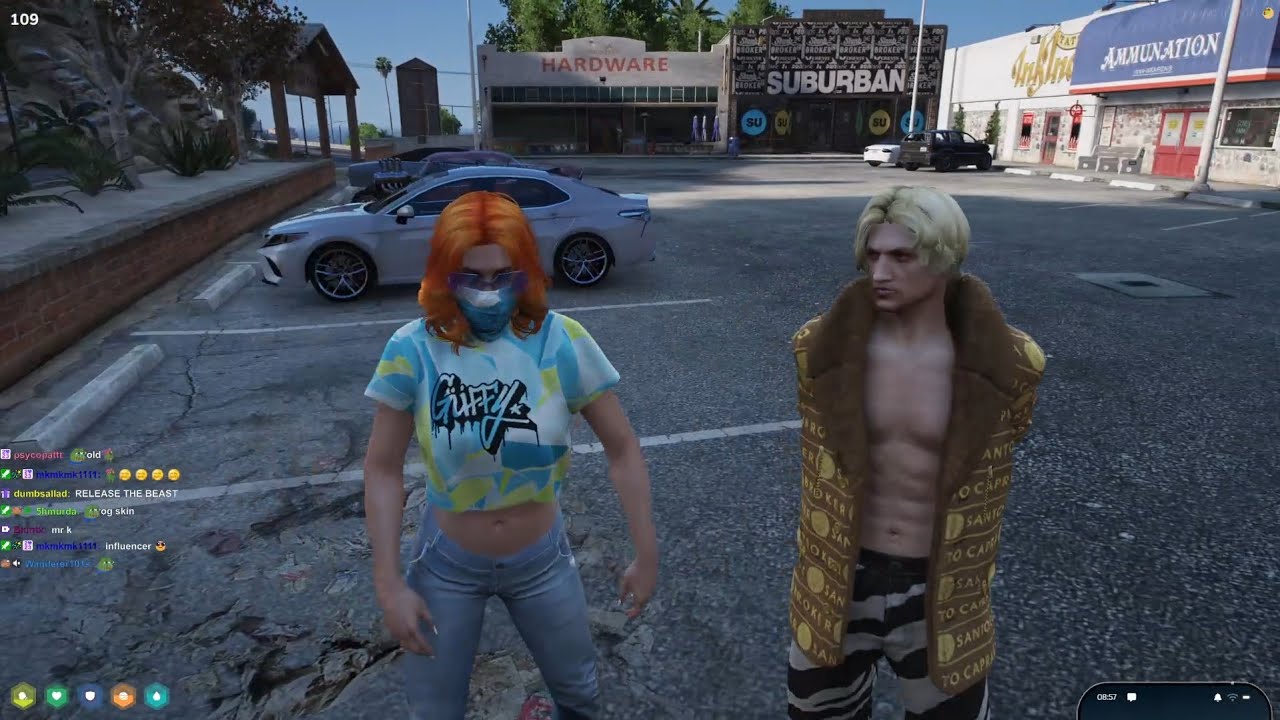 Ginger Saves JP From The Cops | Aikobliss GTA RP Stream #0320 - YouTube