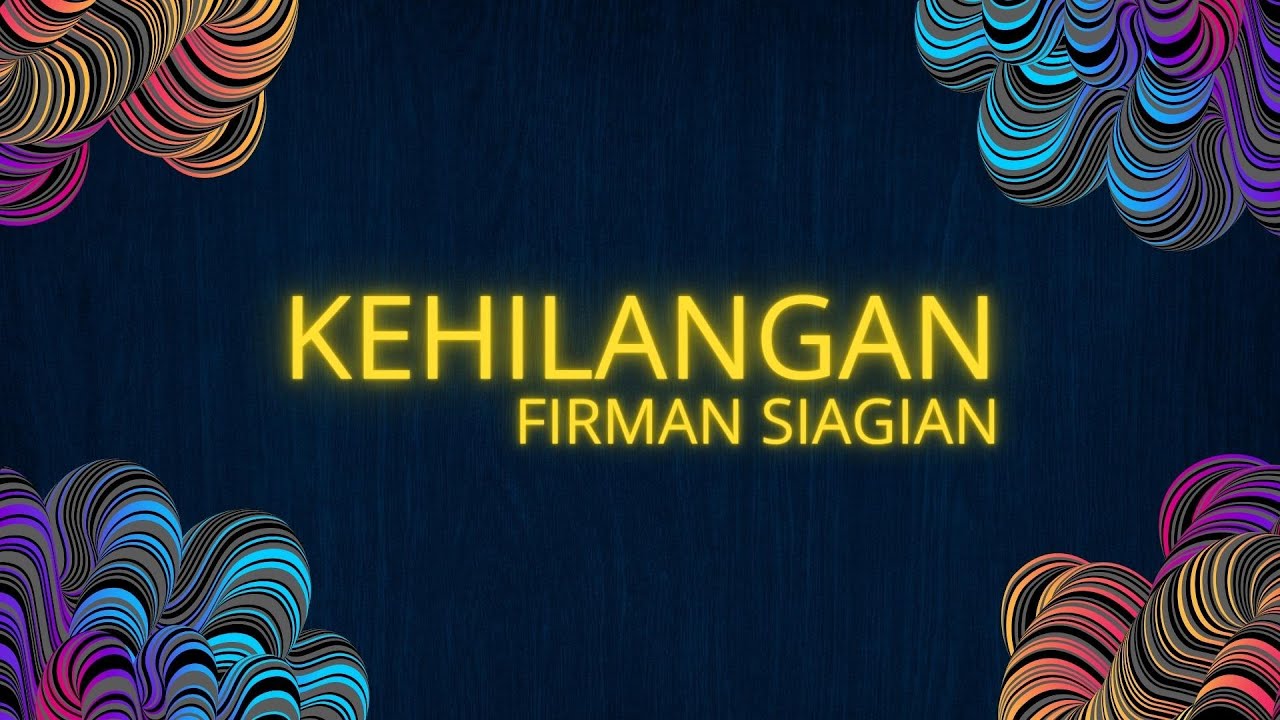 Firman Siagian - Kehilangan ( Karaoke Version ) - YouTube