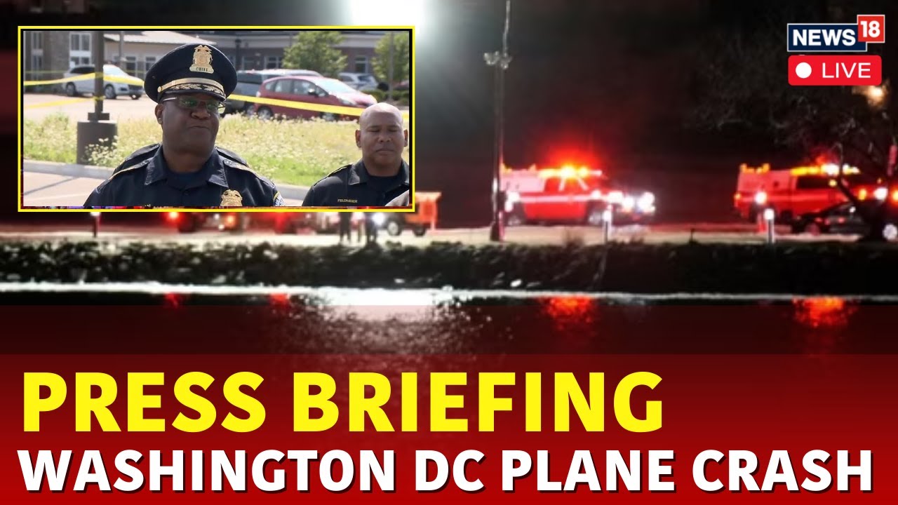 Reagan Plane Crash: Washington Police PC Live | Plane Collision With ...