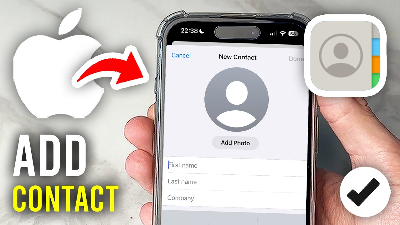 How To Add Contact To iPhone - Full Guide - YouTube