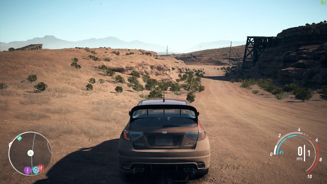 Off road dirt racing on nfs payback pc - YouTube