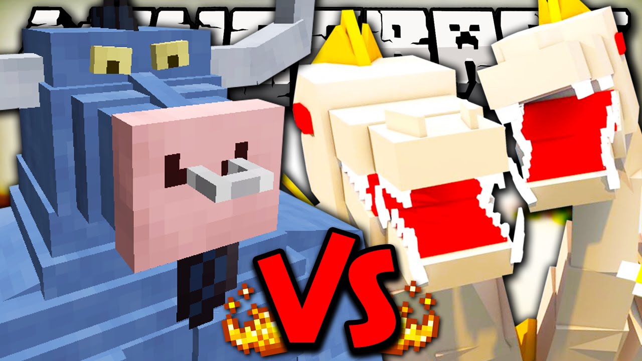 IRON WILL VS THE KING - Minecraft Batalha de Mobs - OreSpawn, Mythical ...
