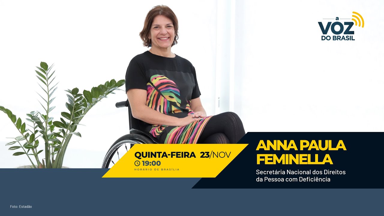 🔴 ANNA PAULA FEMINELLA | A VOZ DO BRASIL - YouTube