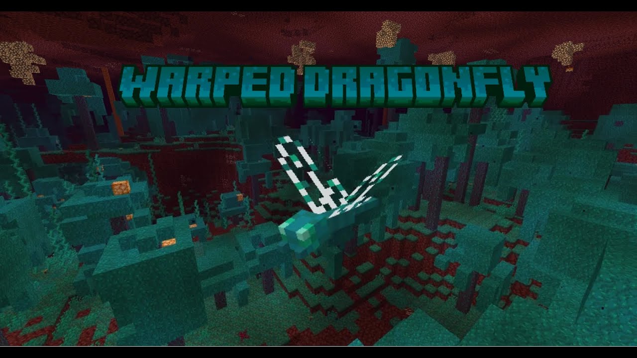 Minecraft Mob Concept : Warped Dragonfly - YouTube