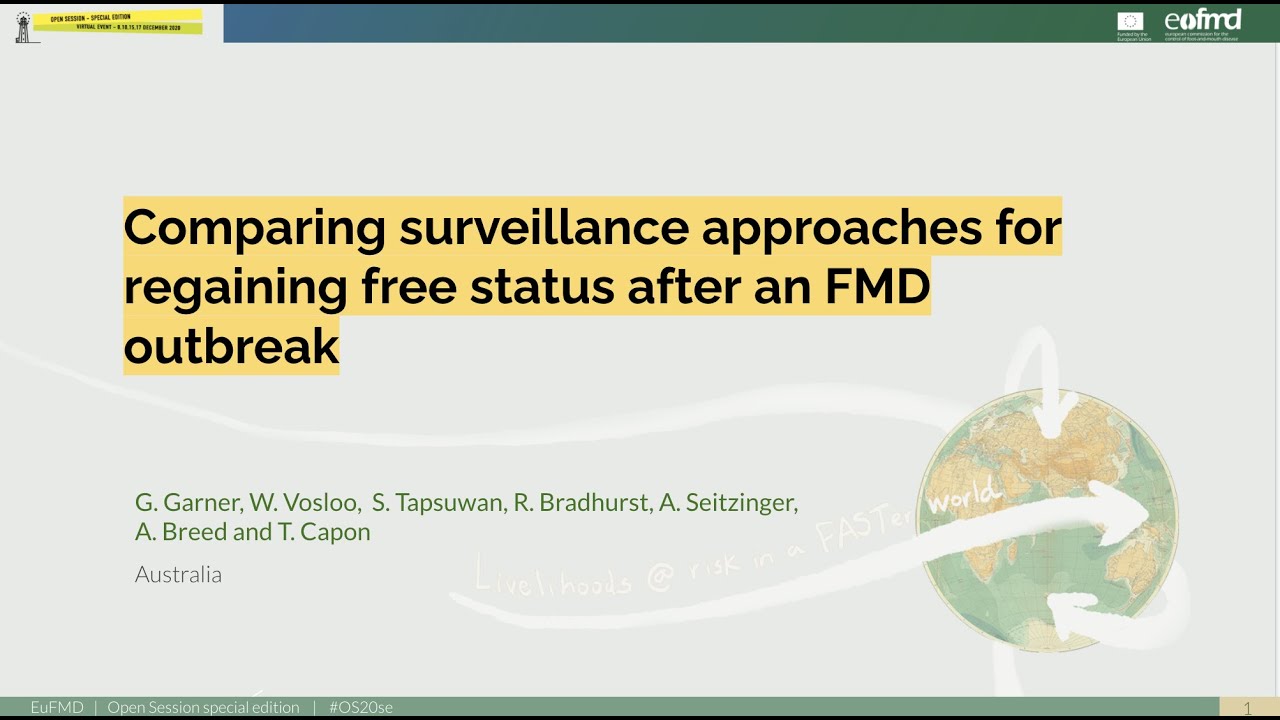 COMPARING SURVEILLANCE APPROACHES TO SUPPORT REGAINING FREE STATUS ...