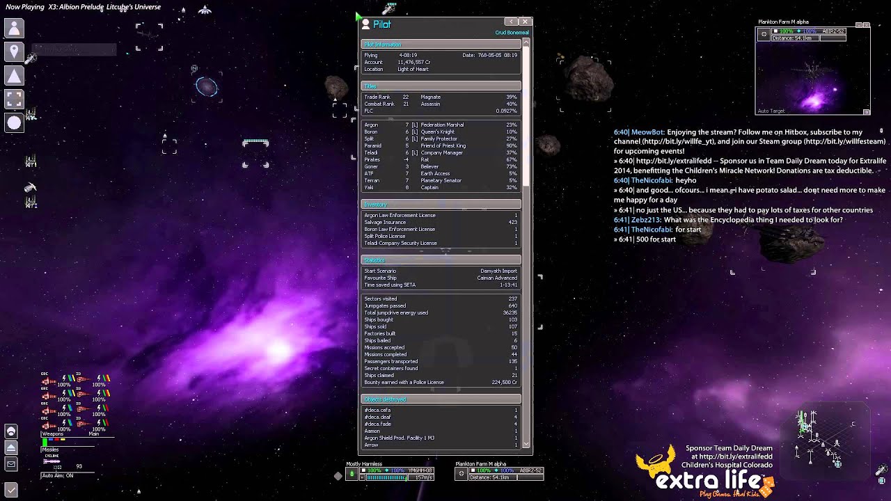 X3 albion prelude litcube's universe map - issespan