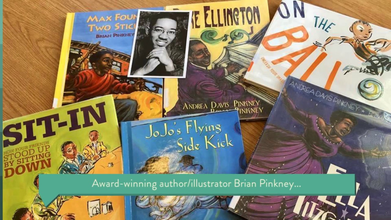 Author/Illustrator BRIAN PINKNEY visits SCH Academy! - YouTube