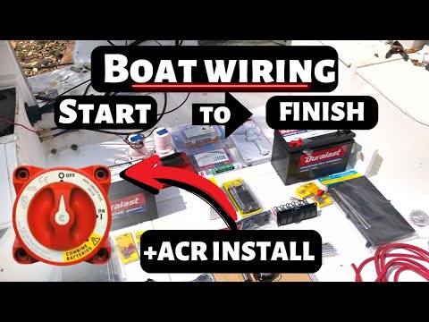 Beginners Guide To Boat Wiring | Blue Sea Systems Dual Battery ACR Install