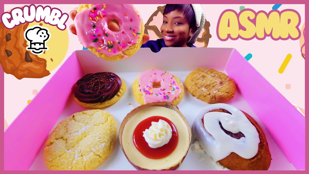 ASMR | MUKBANG CRUMBL COOKIES | CHEESECAKE | MAPLE | CHOCO CUPCAKE | PUMPKIN ROLL | LEMON ...