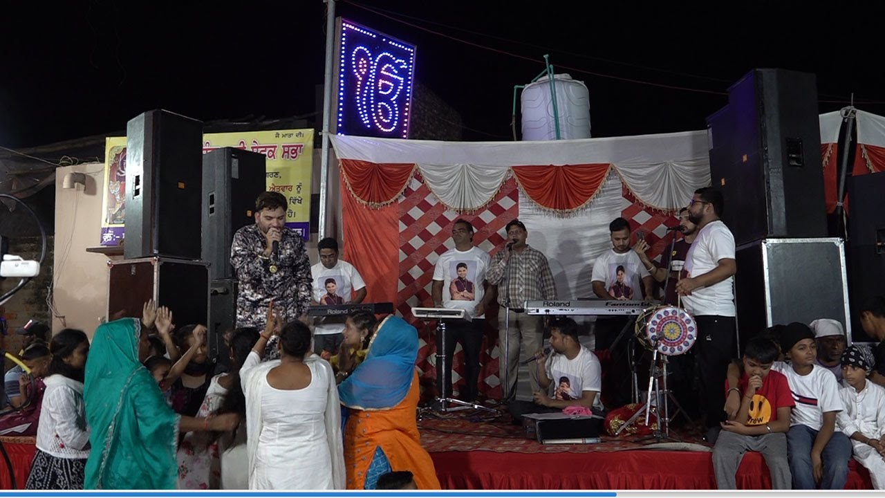 Live Jagran At Gill Pind Jalandhar | Bhole Di Barat | Superhit Bhajan ...