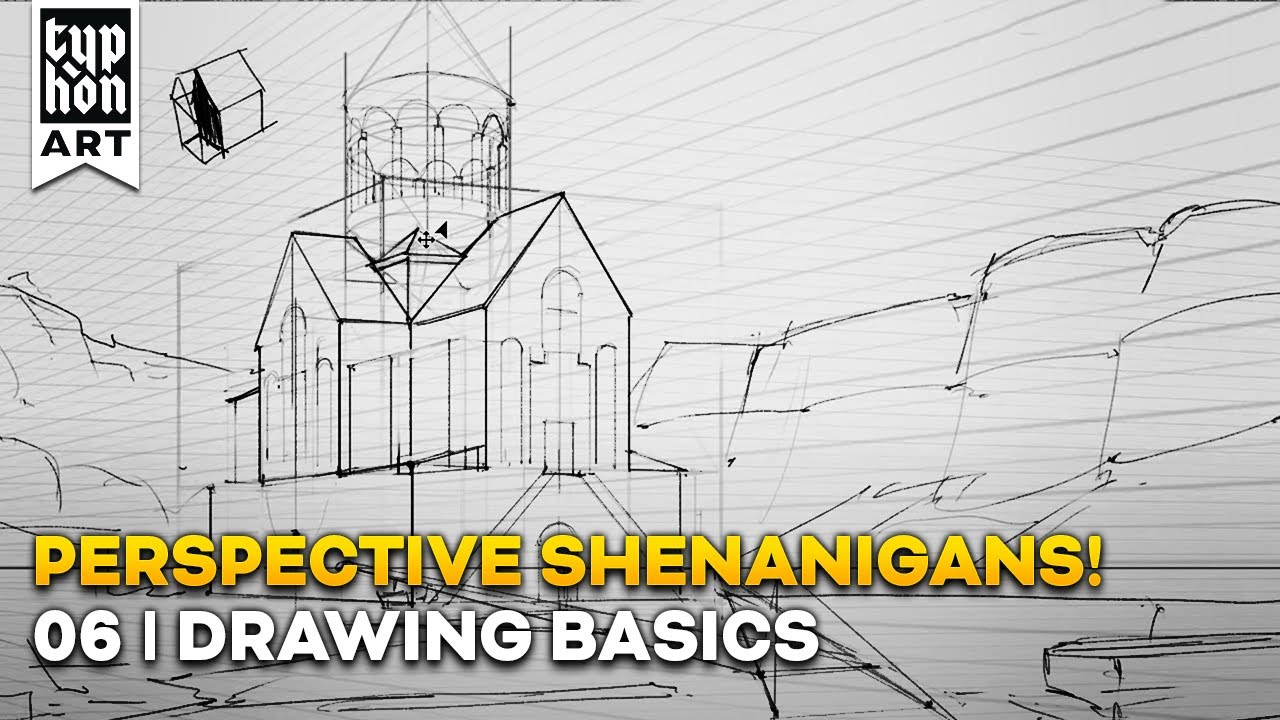 More perspective shenanigans! - Drawing Basics 06 - YouTube