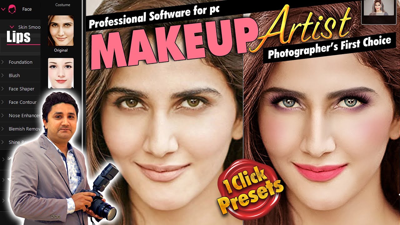 Photo Makeup Software Free Download for PC | Free Realistic Virtual ...