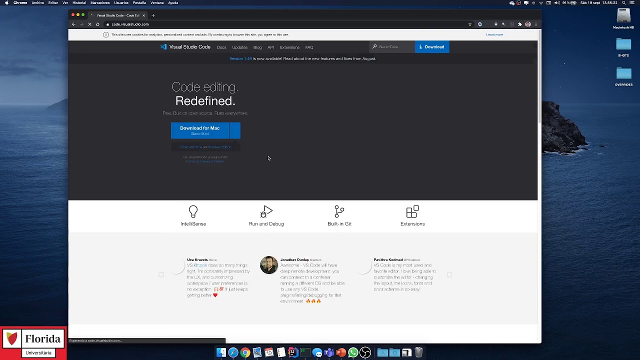 Descarga e instalación de Visual Studio Code - YouTube