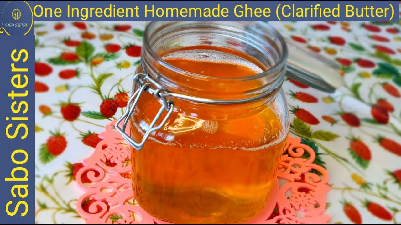 One Ingredient Homemade Desi Ghee | How to Make Desi Ghee At Home |How To Make Clarified Butter ...