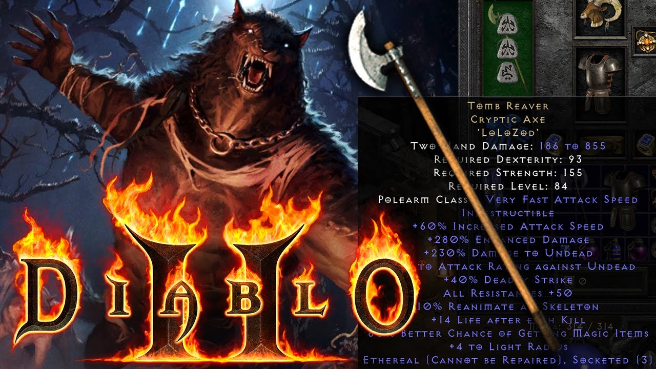 GODLIEST WEAPON EVER on DRUID | Diablo 2 Resurrected - YouTube