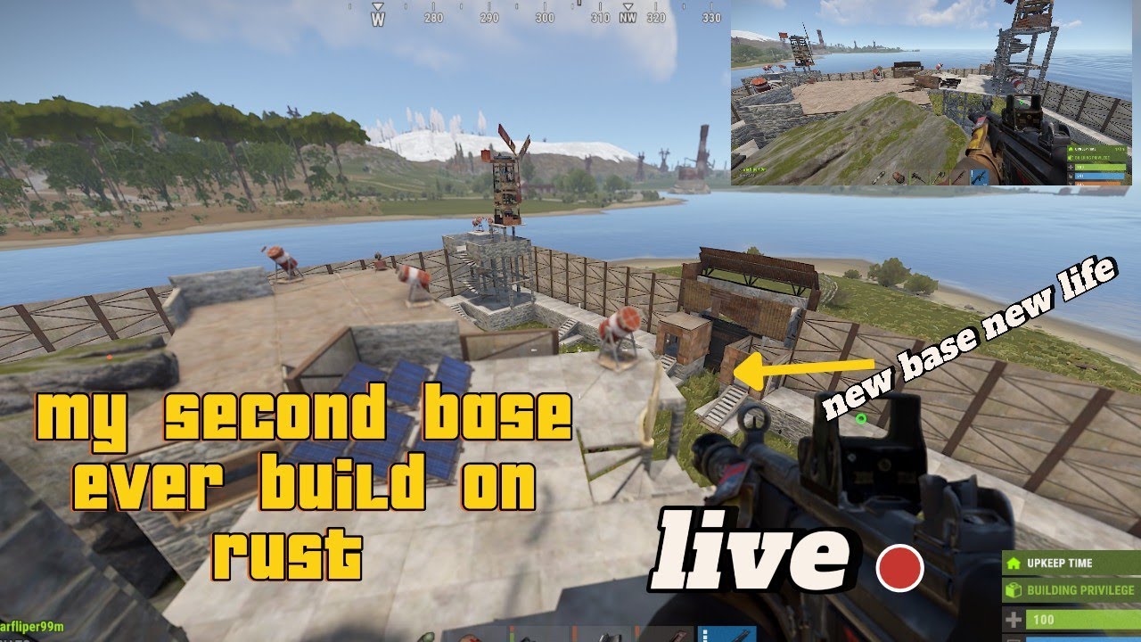 rust new update . new life new base {live} - YouTube