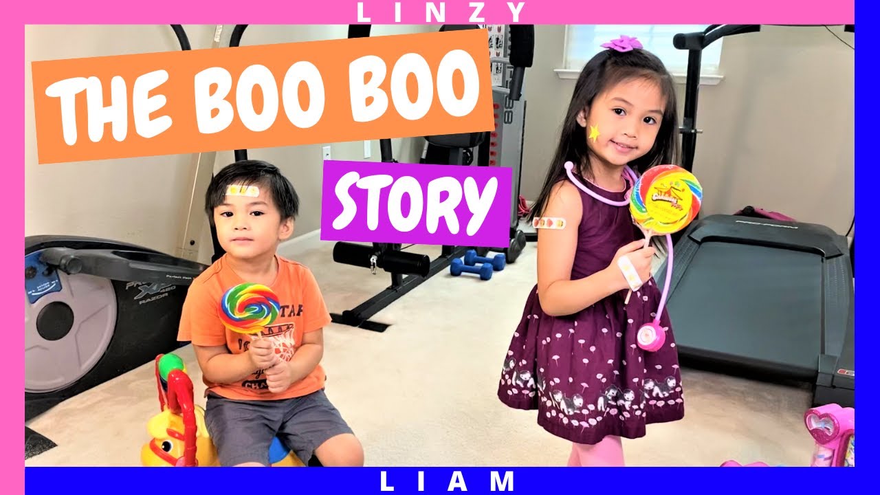 Kids Boo Boo Story with Linzy and Liam | Kids Linzy Liam - YouTube