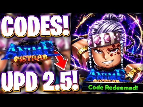 🌀UPDATE 2.5! ALL UPDATE 2.5 NEWEST CODES FOR ANIME ASTRAL | ROBLOX ANIME ASTRAL SIMULATOR CODES