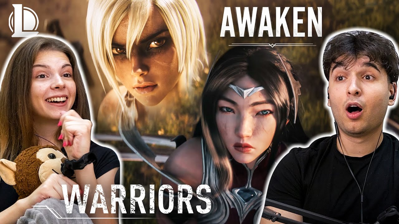 FIRST TIME REACTION to AWAKEN & WARRIORS | League of Legends Cinematics ...