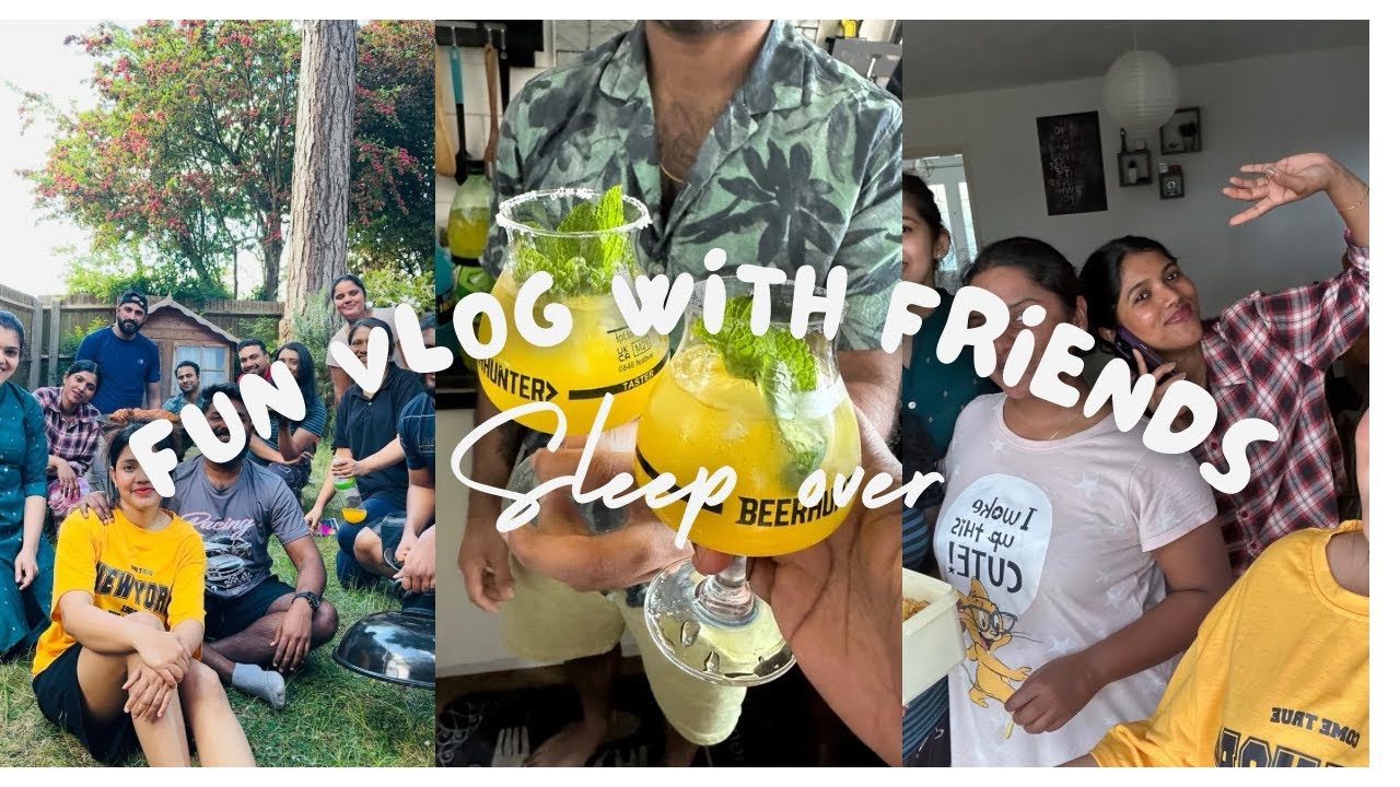 Re-united with friends || sleep over || fun vlog || - YouTube