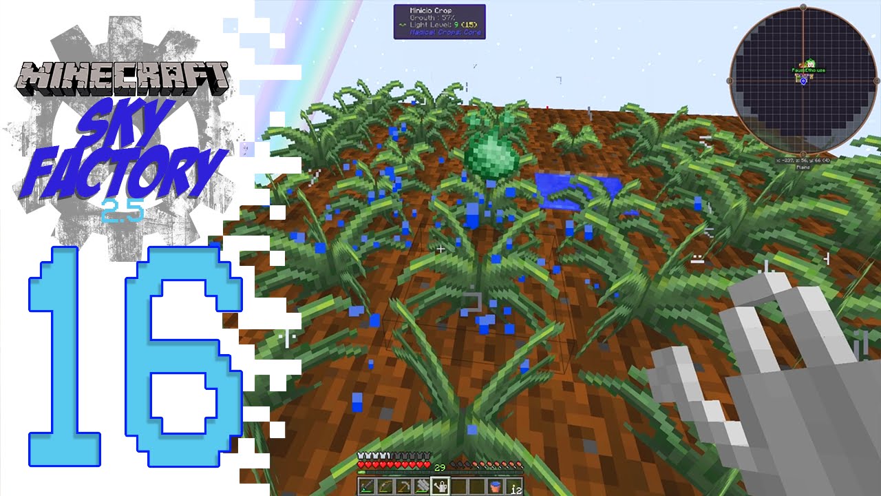 Sky Factory 2.5 (Modded Minecraft) - EP16 - Growth! - YouTube