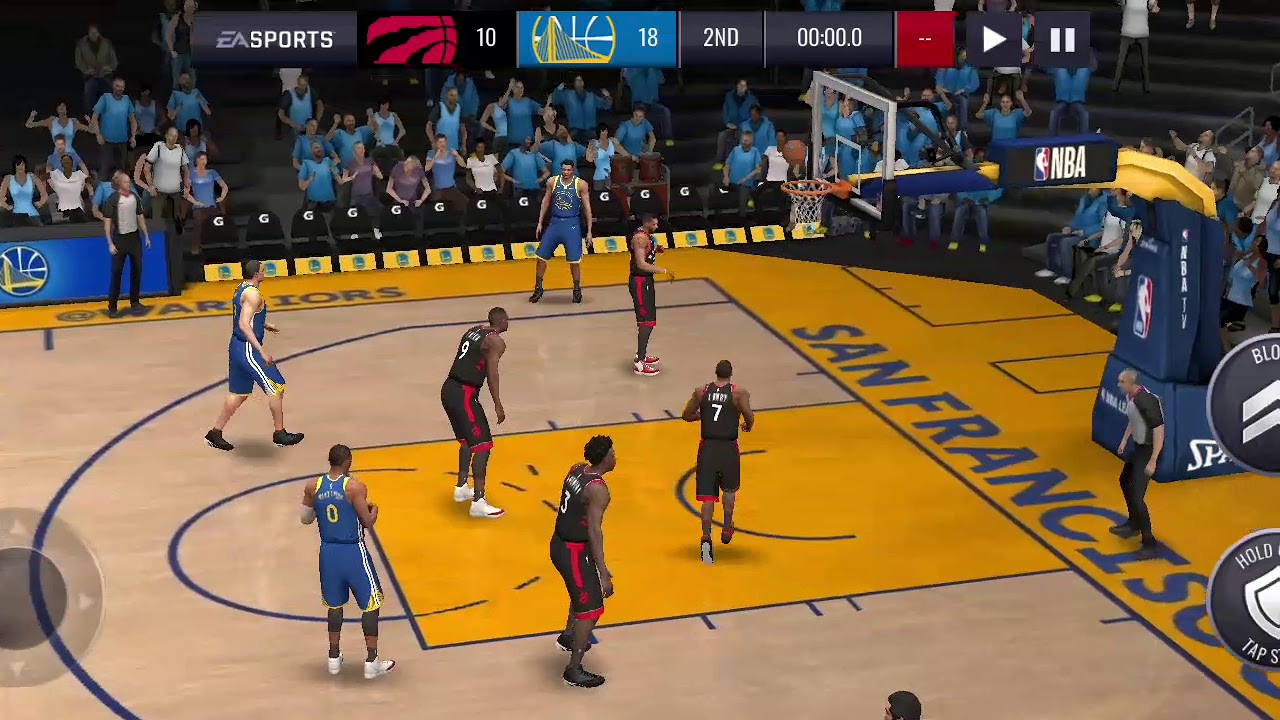 Half court shot from Russell Westbrook on nba live - YouTube