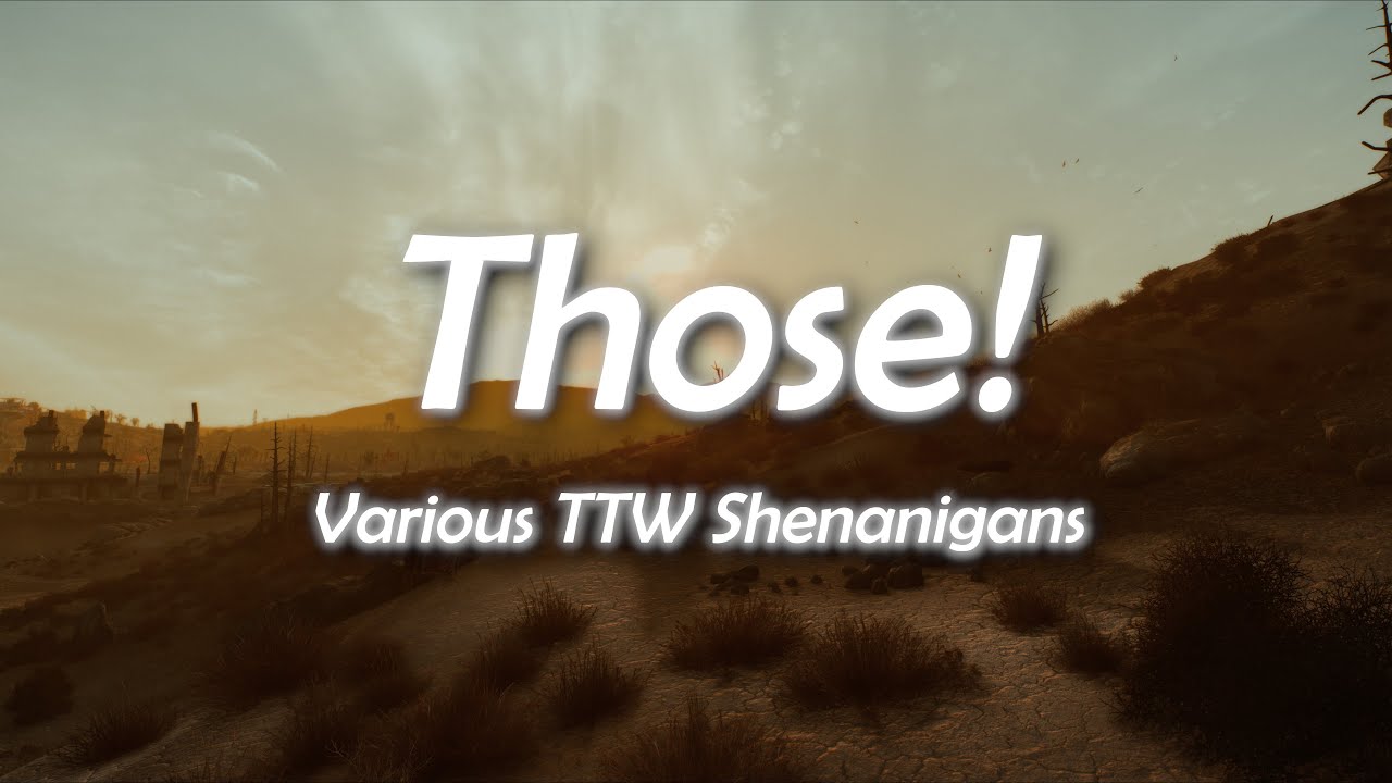 TTW - Those! - Salamand3r Texture Guide - NVR - YouTube