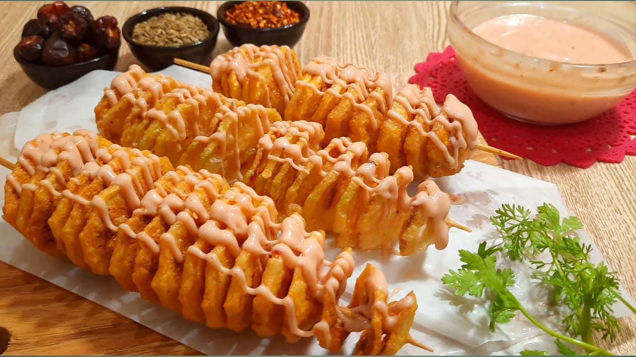 Potato Spiral/Tornado/Fries Recipe With Homemade Yummy Special Sauce By ...