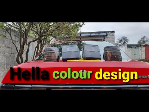 Задние фонари Hella color design - YouTube