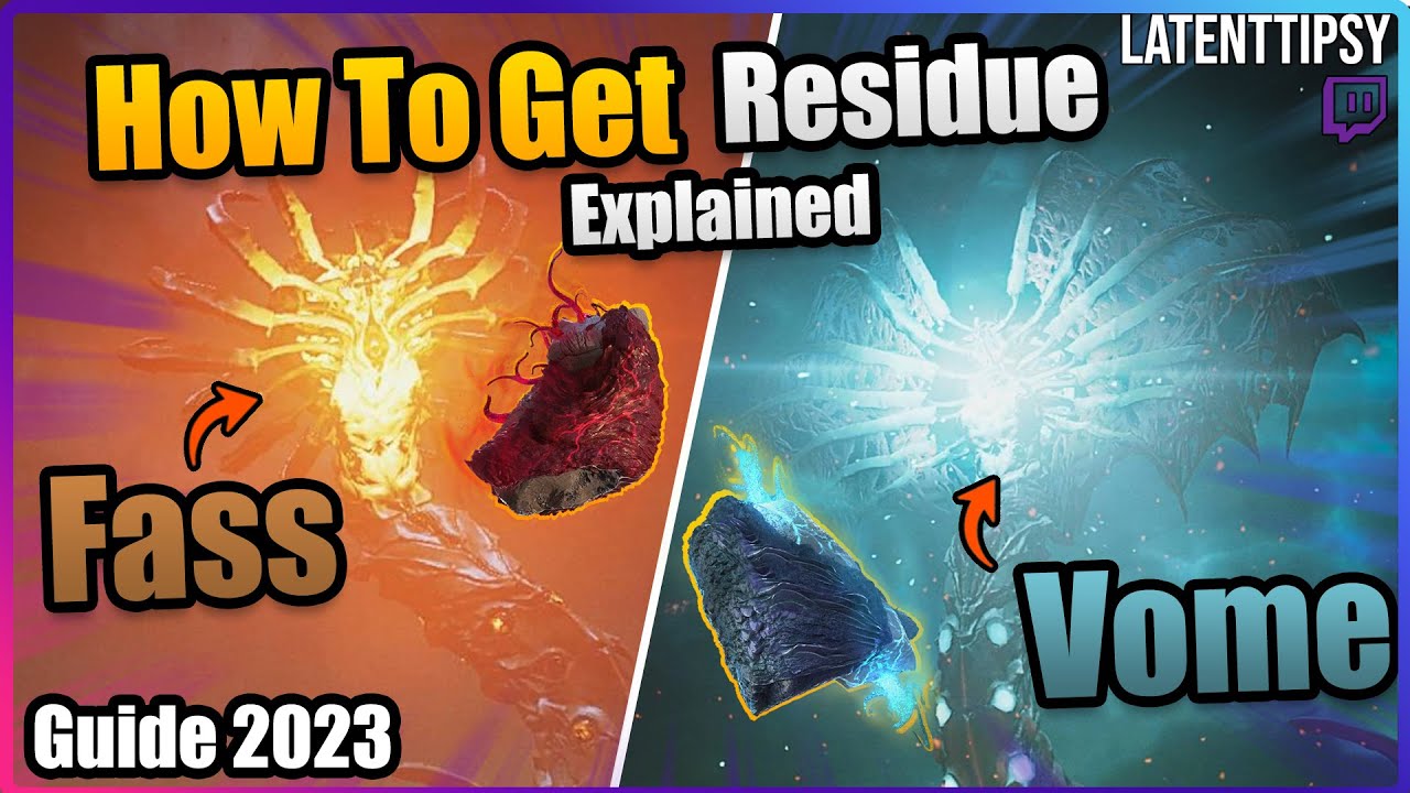 How To Get Fass And Vome Residue In Warframe | Beginners guide - YouTube