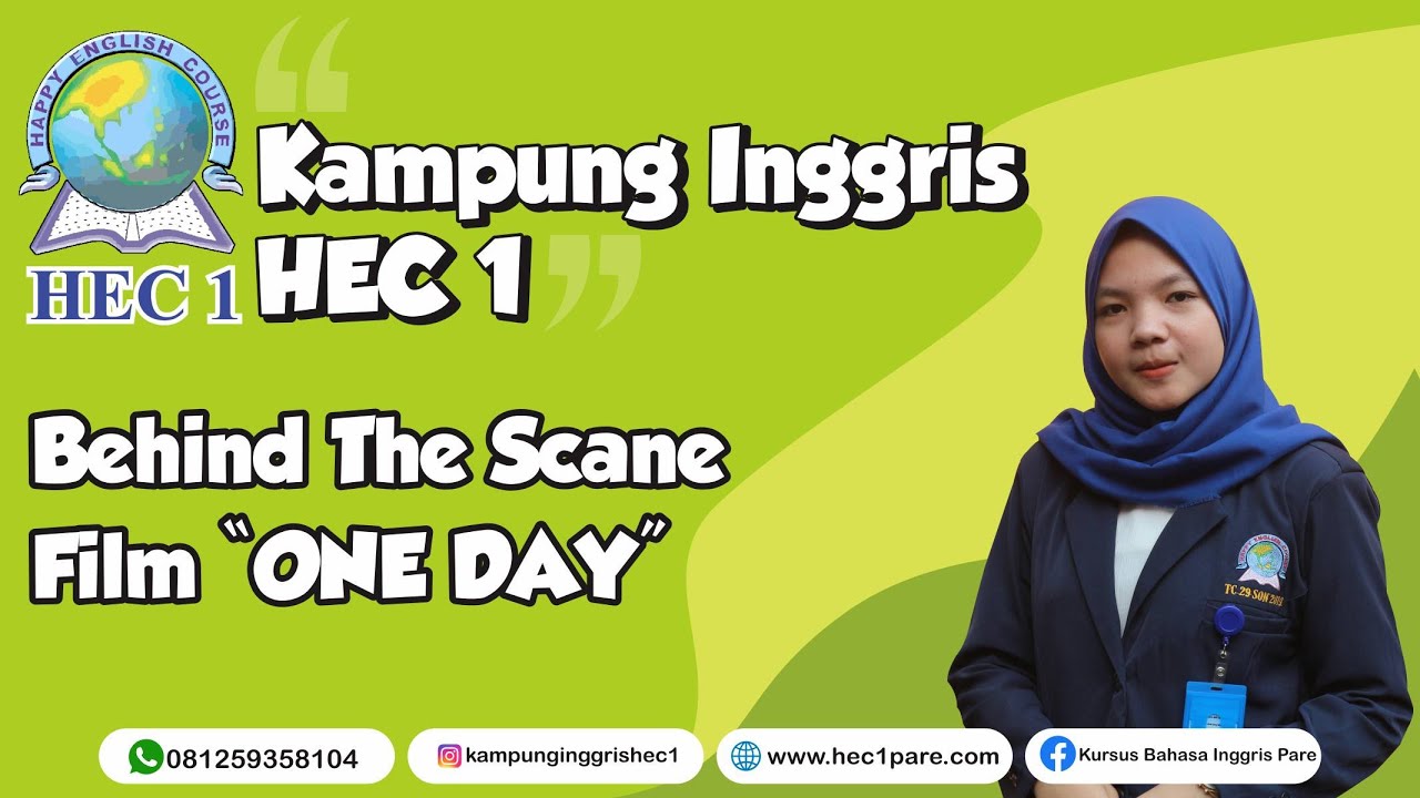 Behind The Scene Film "ONE DAY" | Kampung Inggris HEC 1 - YouTube