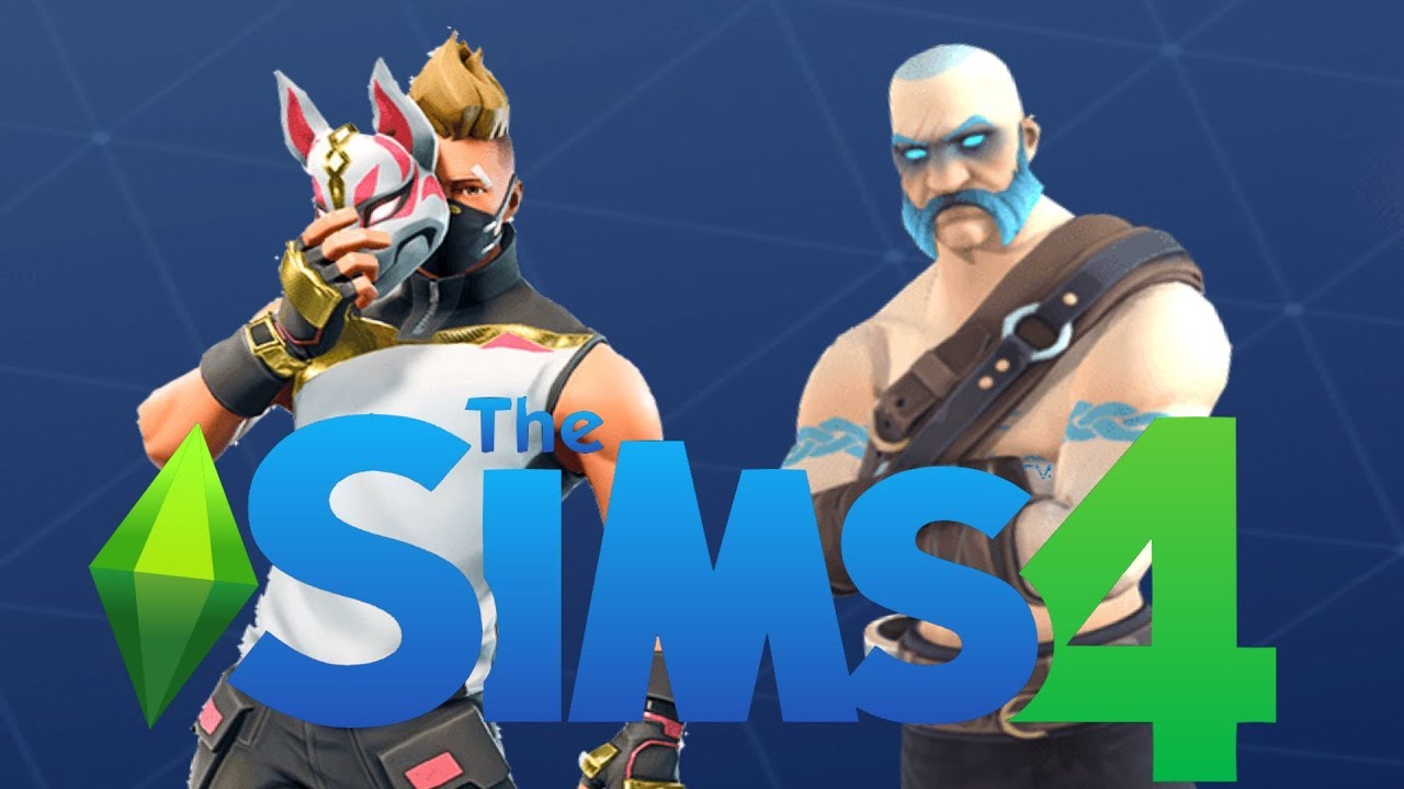 Sims 4 Fortnite Drift and Ragnarok - YouTube