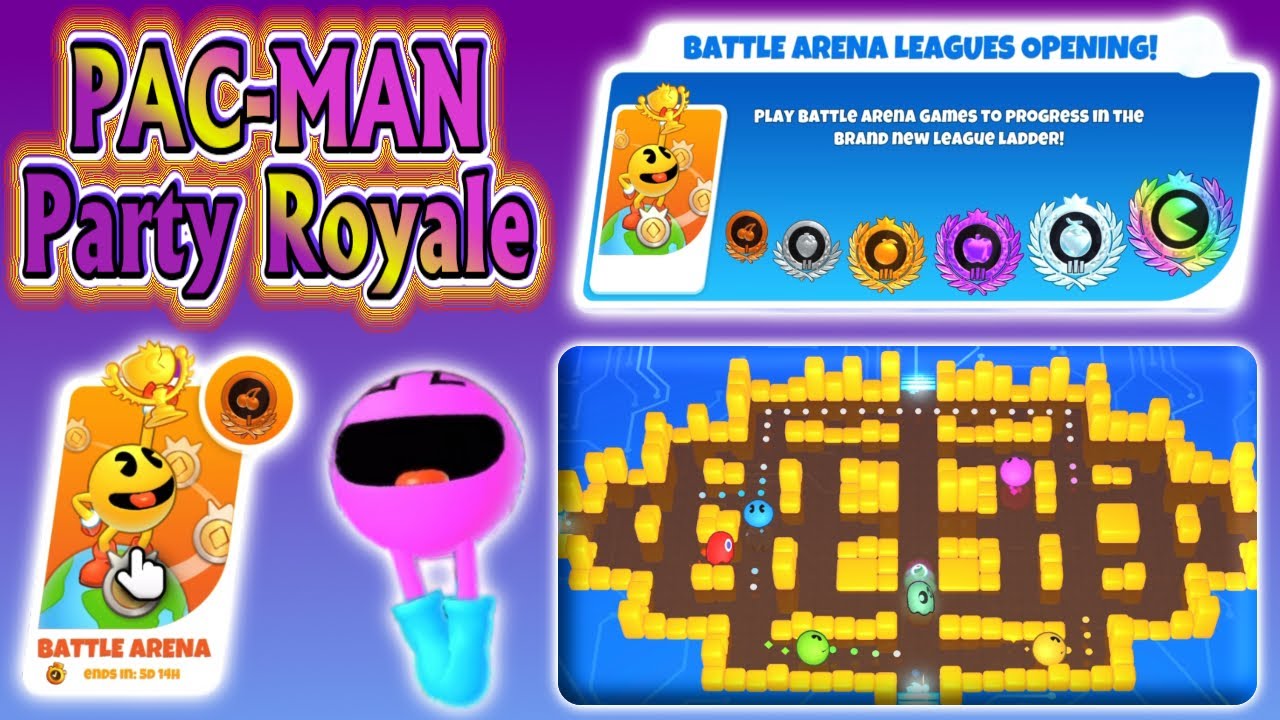PAC-MAN Party Royale - New Battle Arena Leagues | Major Update! - YouTube