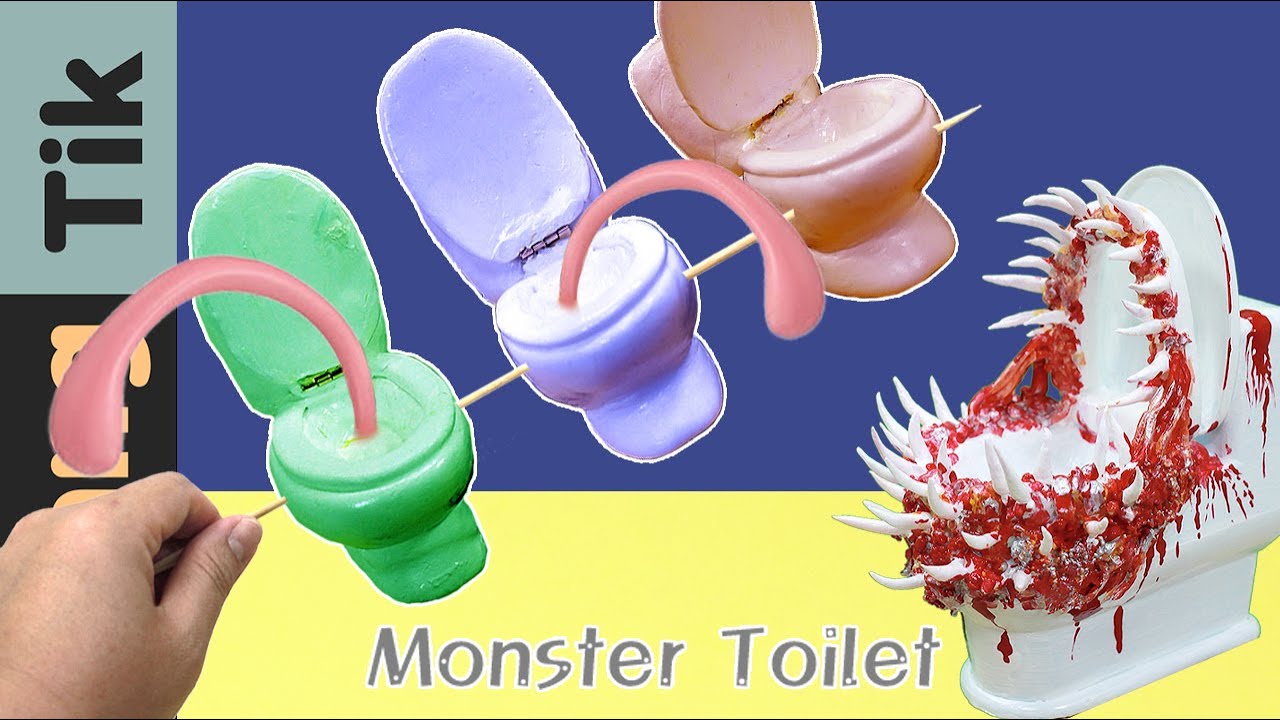 Monster Toilet - How to catch Monster Toilet Monster | Eating ASMR ...