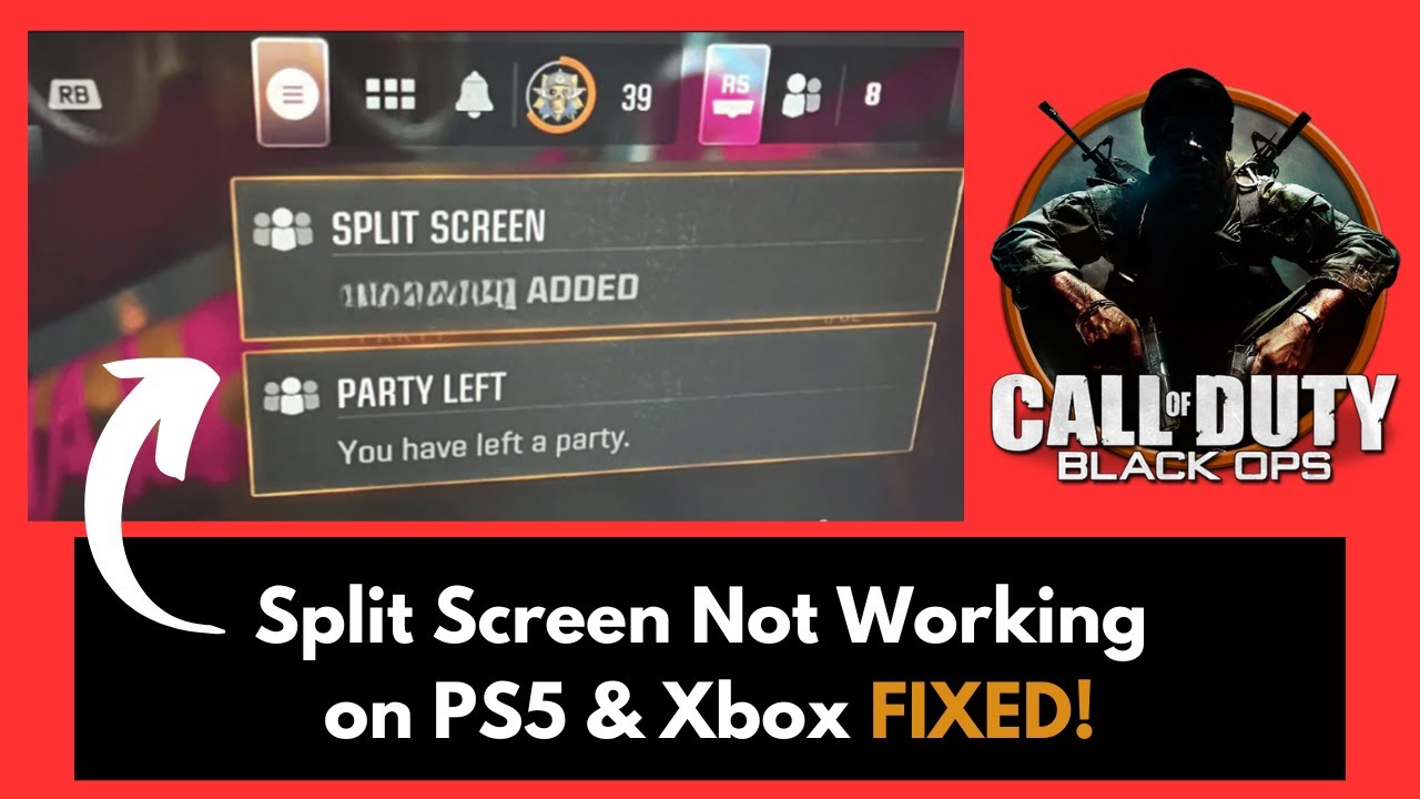 Fix Split Screen Not Working in COD Black Ops 6 Season 2 on PS5 & Xbox ...