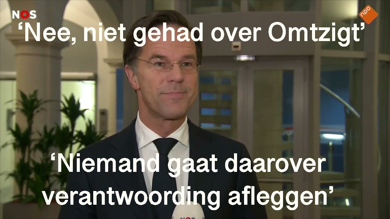 Rutte: sprak niet over Omtzigt, niemand verantwoording afleggen over ...