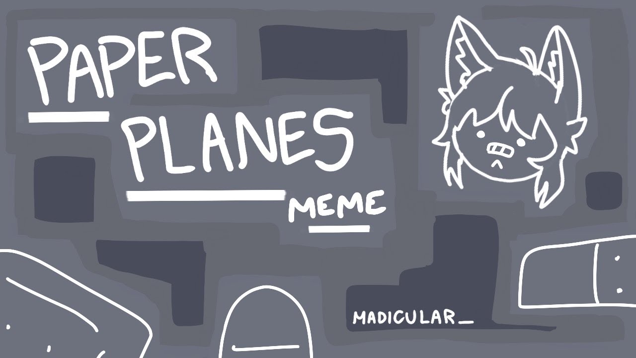 Paper Planes Animation Meme | 24 hour challenge - YouTube