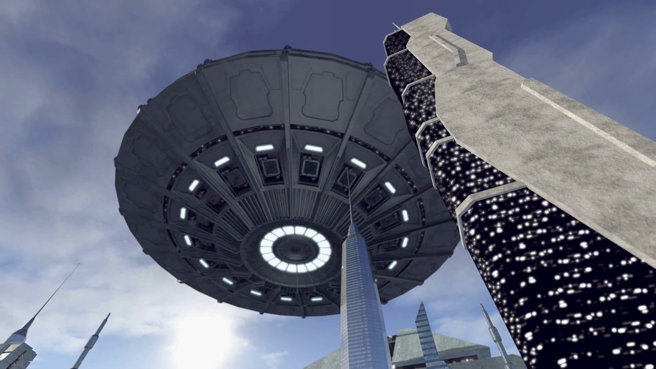 Alien Chants Space Fantasy Animation Video - UFO attacks Earth - YouTube