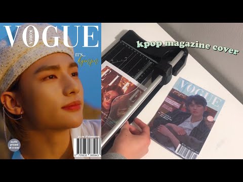 KPOP DIY: make your own idol magazine covers!