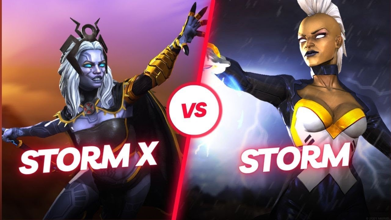 MCOC - Who has better damage actually as 7 Stars ? - Storm or Storm ...