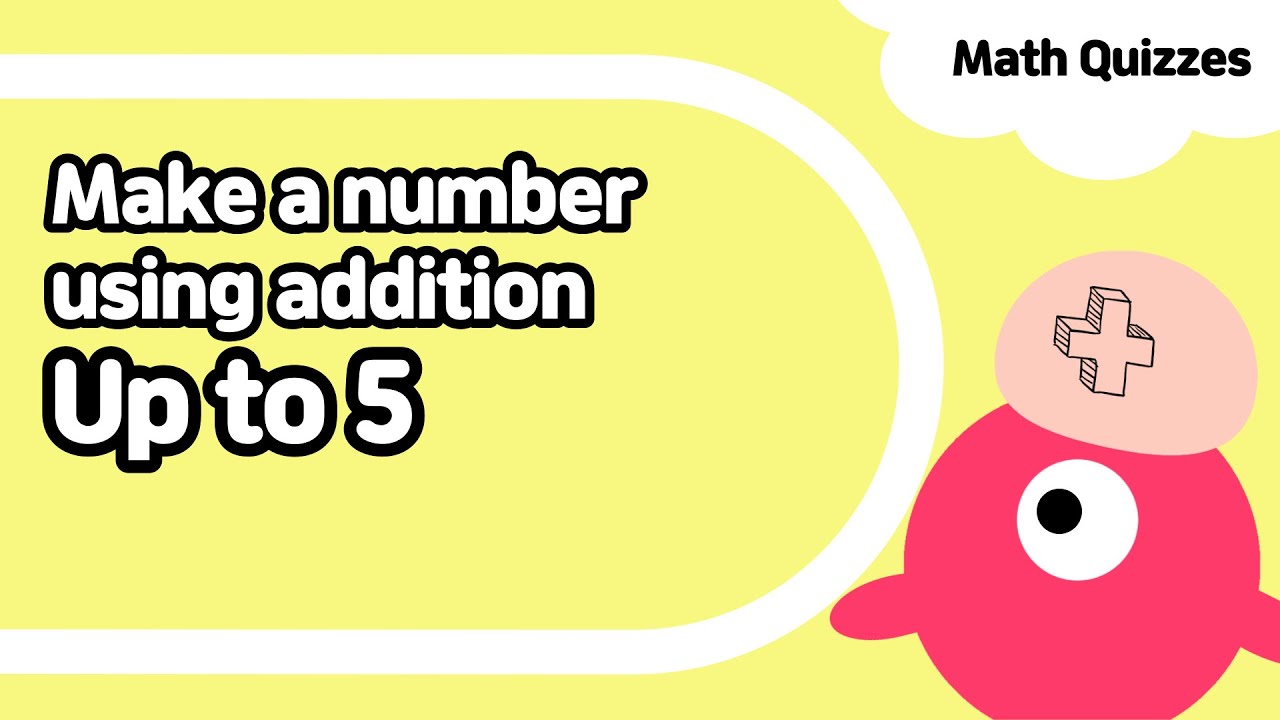 Addition up to 5 #3 | Add two numbers | Kindergarten & Grade1 Math Quiz ...