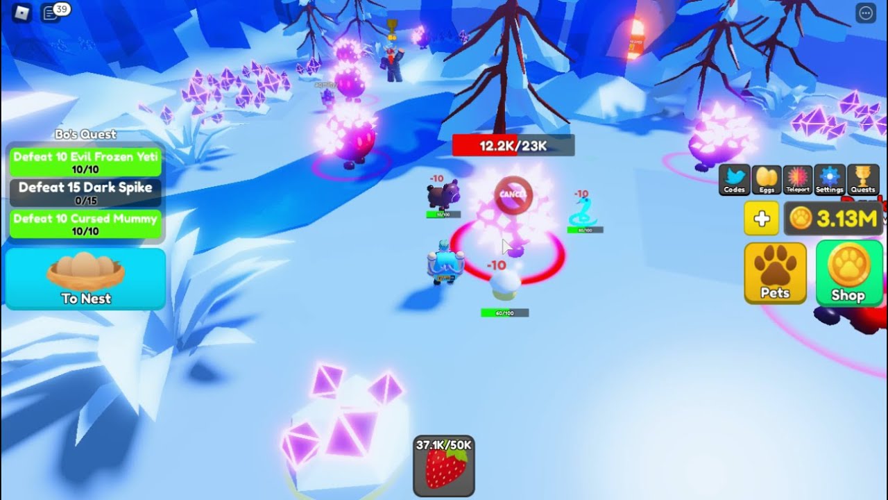 TRYING TO DEFEAT DARK SPIKE - ROBLOX PET SWARM SIMULATOR EPS 6 - YouTube