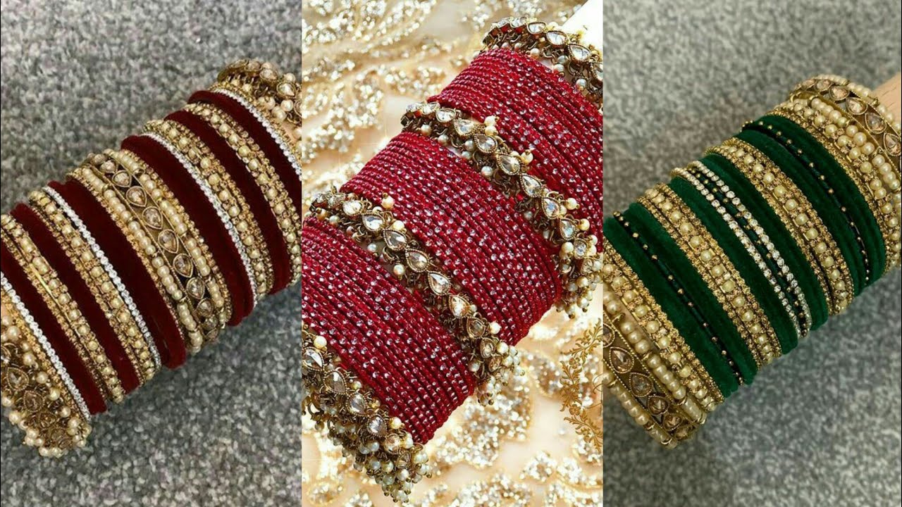 Bangels design // bangels decoration // hand accessories designing ...